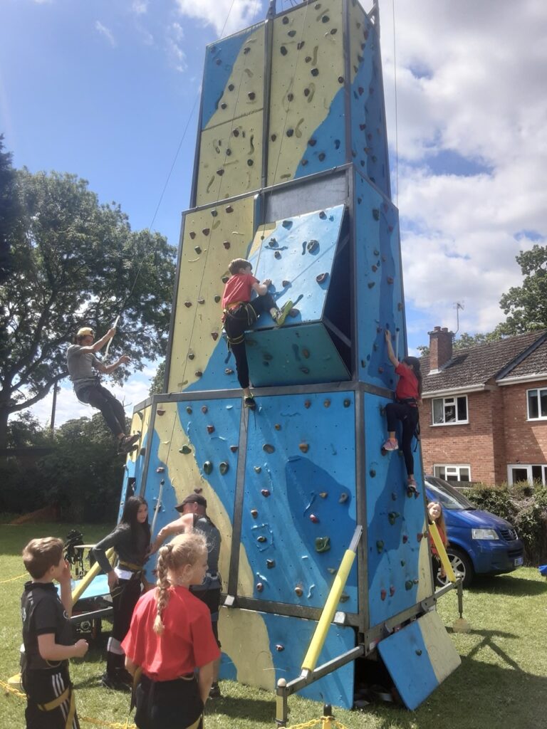 Birch Class Climbing and Archery – Tunstead Primary School