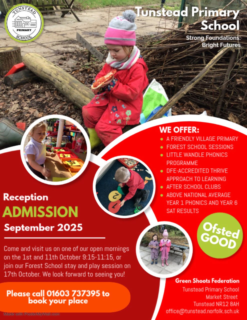 Tunstead Primary School – Strong Foundations: Bright Futures